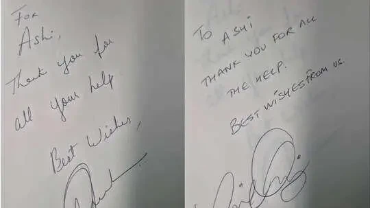 Virat Kohli, Anushka Sharma Pose For Photo And Leave Sweet Notes For ...