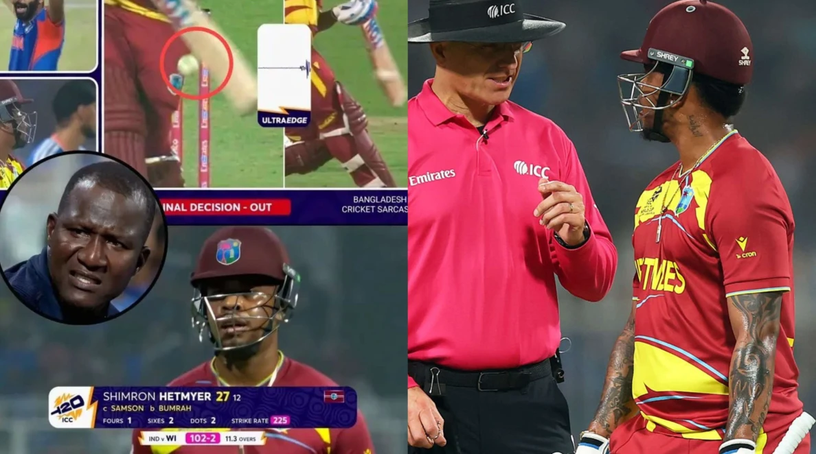 Controversy at Eden: Was Shimron Hetmyer Really Out Against Bumrah?