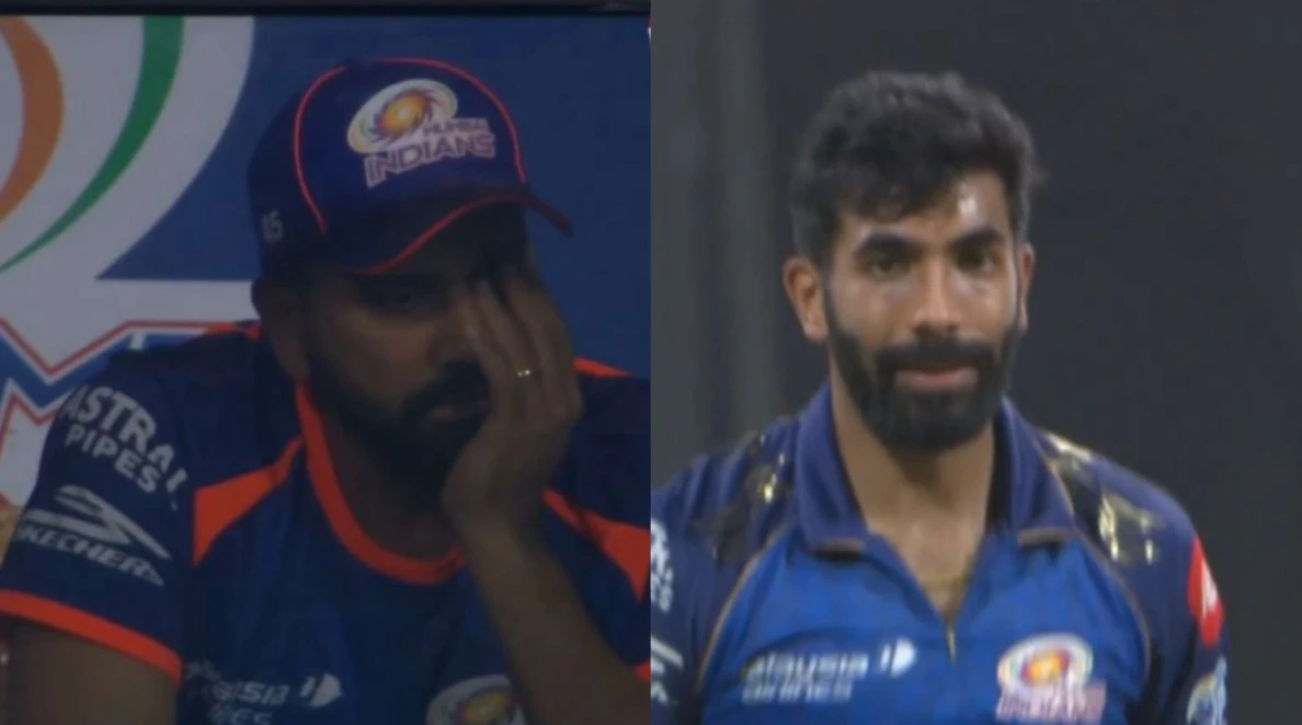 IPL 2026: Rohit Sharma Hides Face as Jasprit Bumrah Gets Smashed for ...