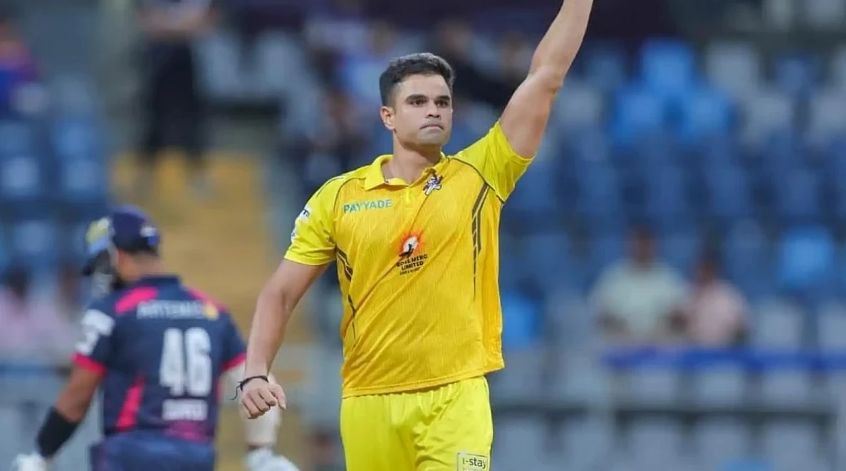 Watch: Arjun Tendulkar Removes Sachin in Mumbai T20 2026 Final at Wankhede