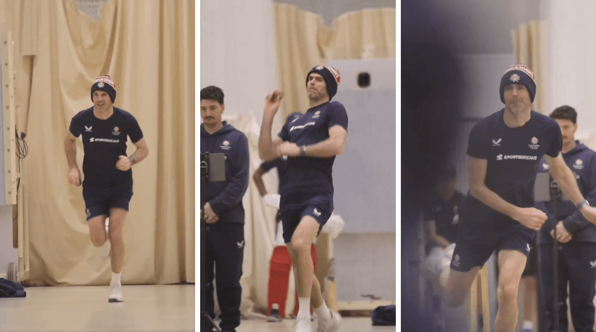 Watch: James Anderson bowling in indoor nets ahead of 2026 Country ...