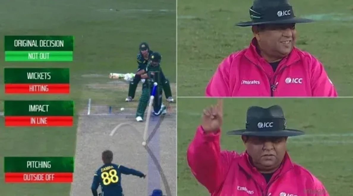 Watch: Pakistan Umpire’s DRS Confusion Over Babar Azam Leaves Fans in ...