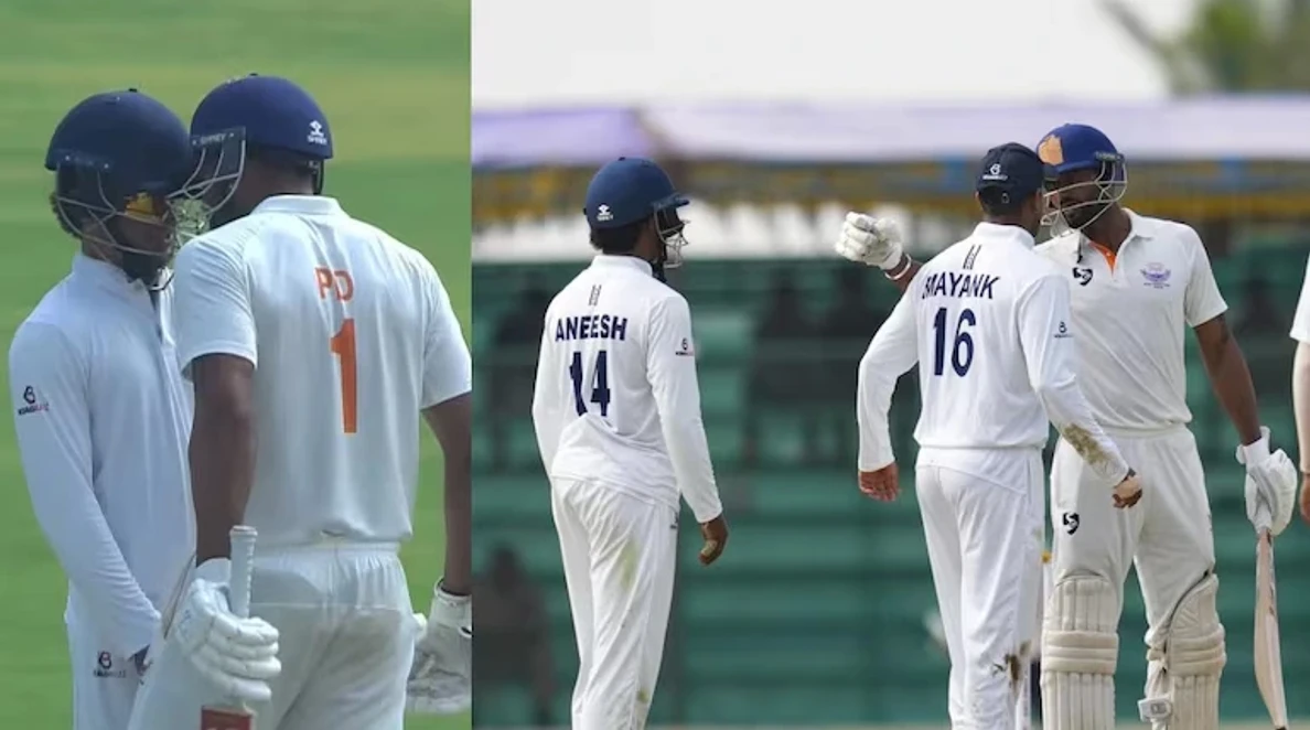 Watch: Paras Dogra’s Headbutt Sparks KL Rahul’s Angry Response in Ranji ...